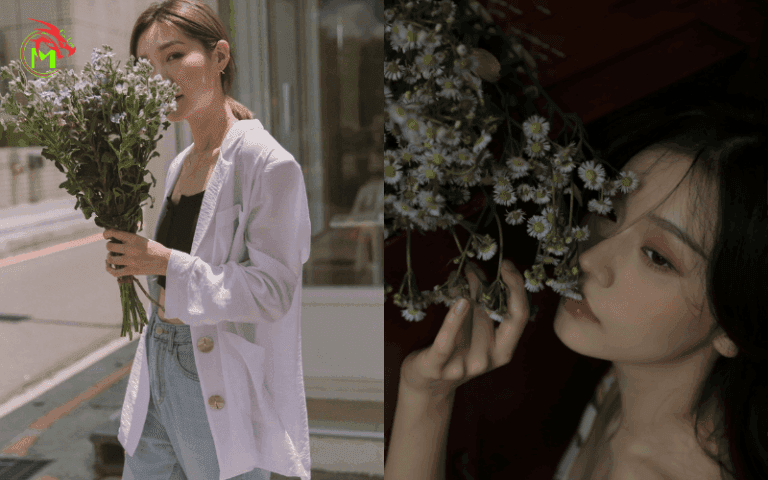 Vì Sao Chụp Ảnh Với Hoa Che Mặt Lại Hot?